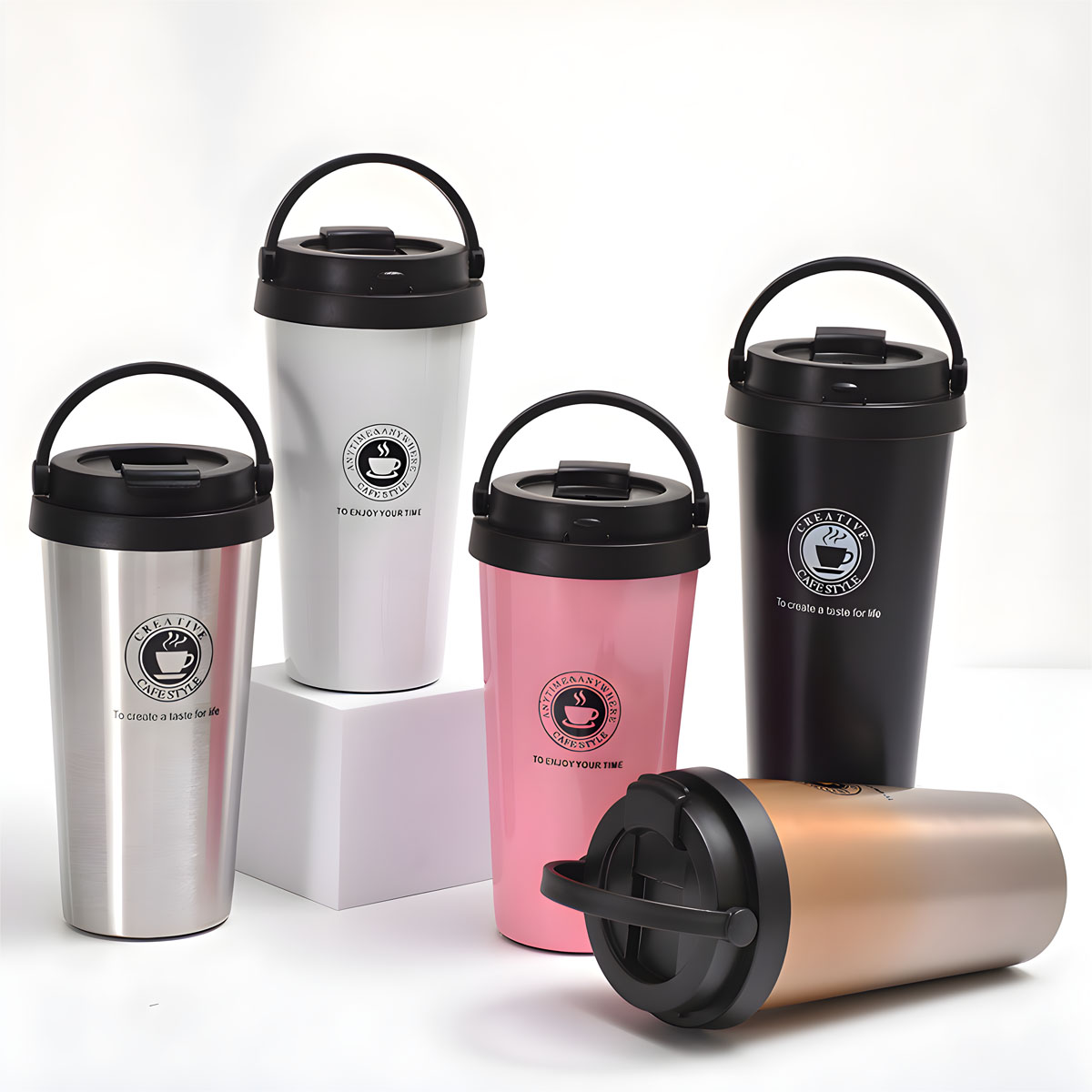 Stainless Steel Handheld Coffee Cup,Drinkware